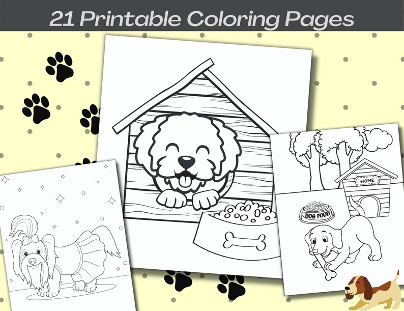 Puppy Coloring Pages - 21 Printable Puppy Coloring Pages, Puppy ...