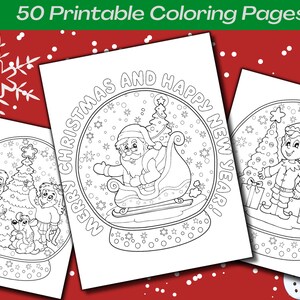 Christmas Coloring Pages - 50 Printable Christmas Coloring Pages ...