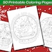 Christmas Coloring Pages - 50 Printable Christmas Coloring Pages ...