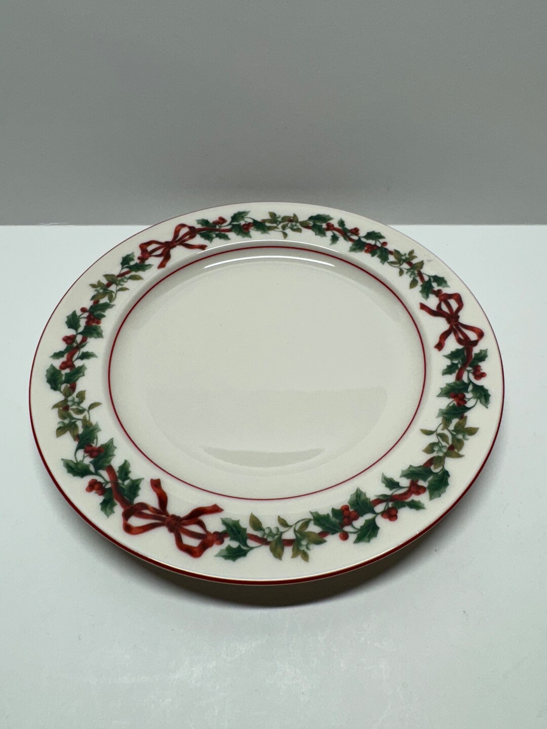 William Roberts Salad Plate Holiday Garland - Etsy