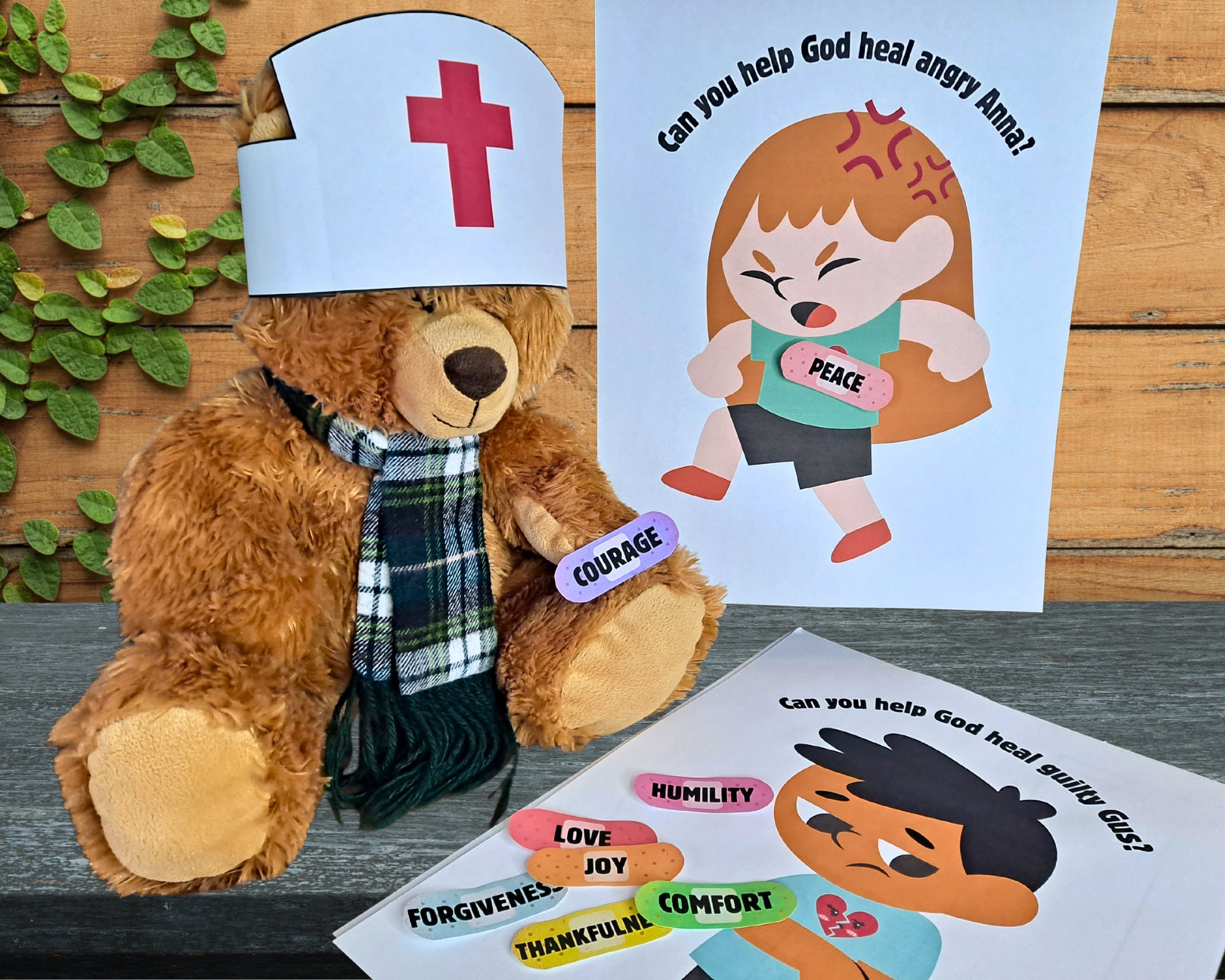 Jesus Calls Levi (matthew) Medical Kids Activity-cut and Tape Christian ...