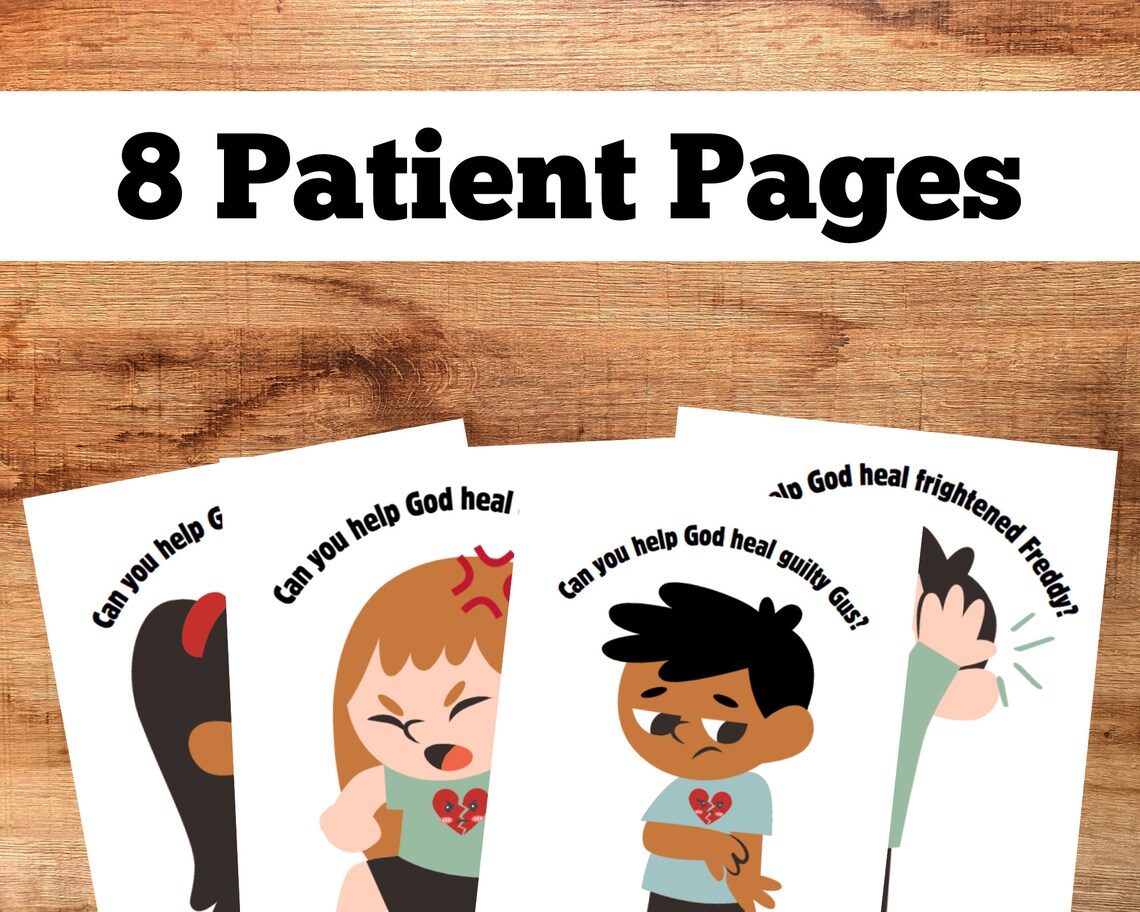 Jesus Calls Levi (matthew) Medical Kids Activity-cut and Tape Christian ...