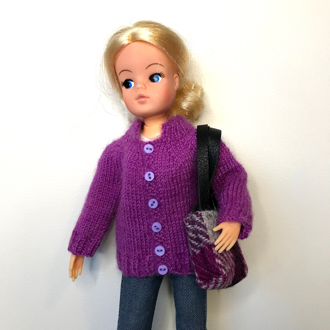 Fashion Doll Knitting Pattern Classic Cardigan for 11 to 12 Inch Dolls ...