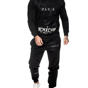 Paris Men Women Jogging Suits Sets, Sports Jogger Tracksuit 2 Piece ...