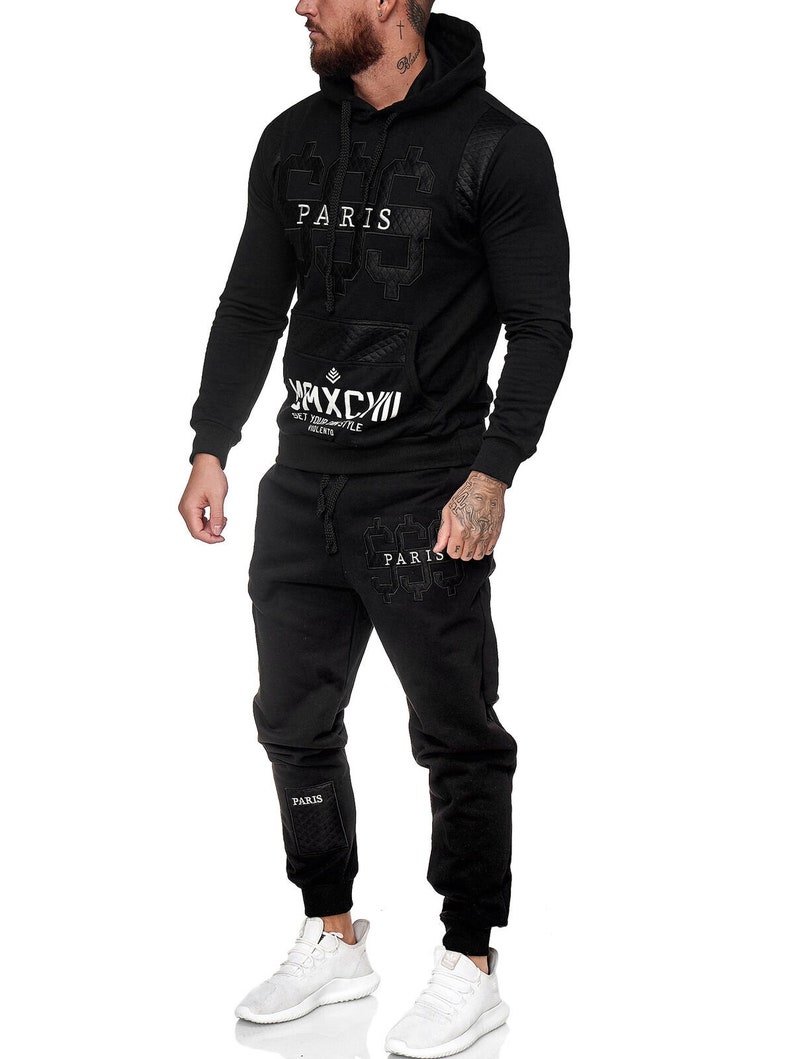 Paris Men Women Jogging Suits Sets, Sports Jogger Tracksuit 2 Piece ...
