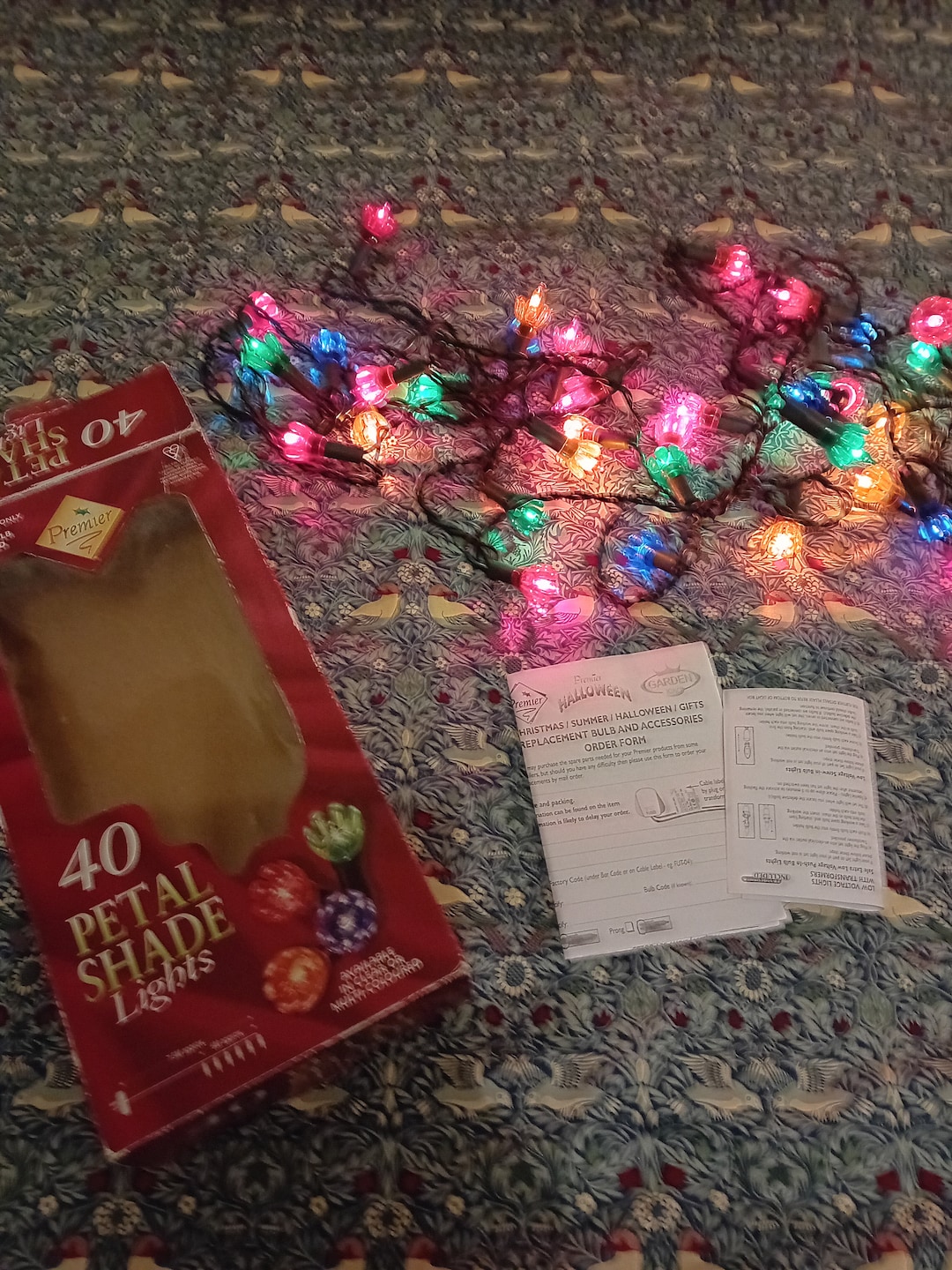 Vintage Flower Christmas Lights - Etsy UK