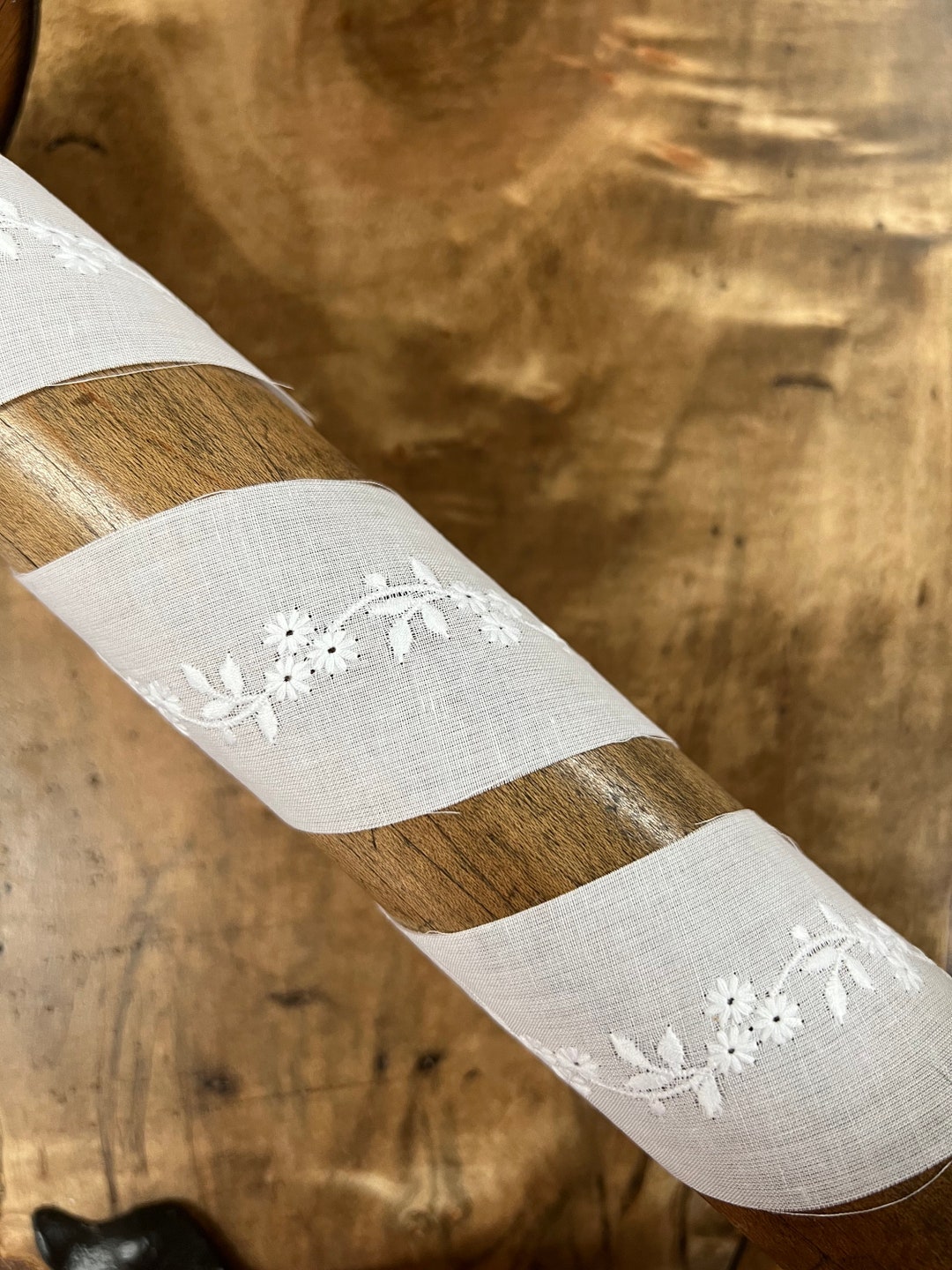 1 7/8" Wide White Embroidery on White Swiss Fabric - Etsy