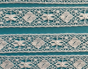 French Val Lace Insertion in White or Ecru by the Yard - Etsy