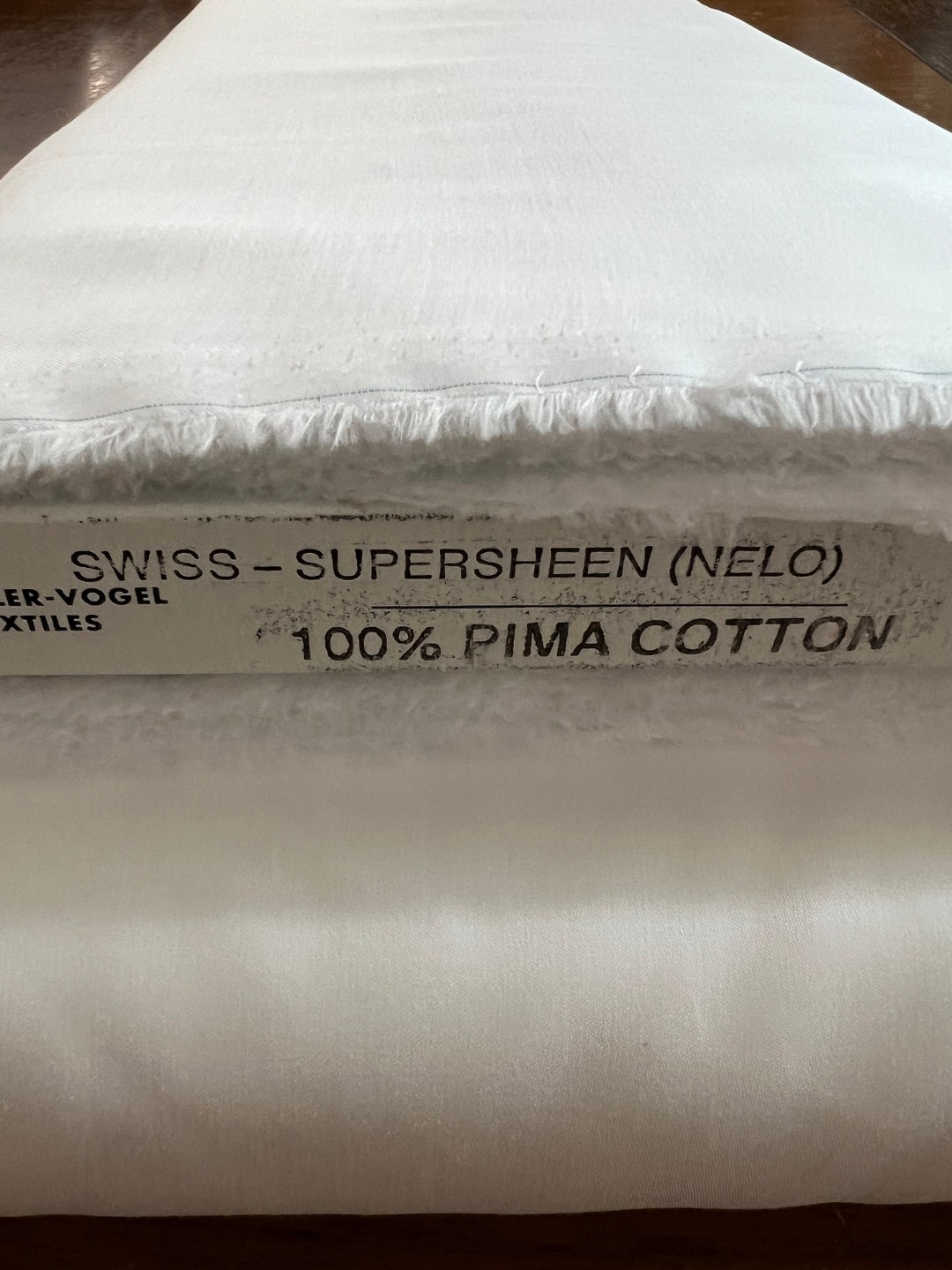 White Nelo Super Sheen Pima Cotton Batiste Fabric 58" Wide - Etsy