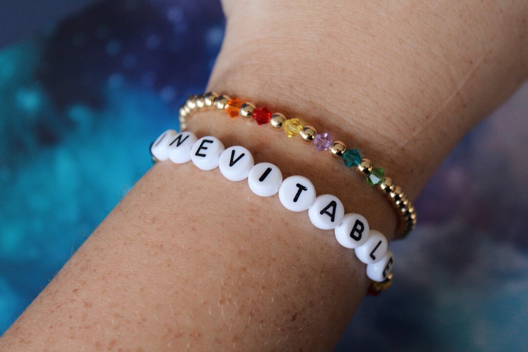 Infinity Stones Bracelet | Thanos Inevitable Bracelet | Beaded Stretch ...