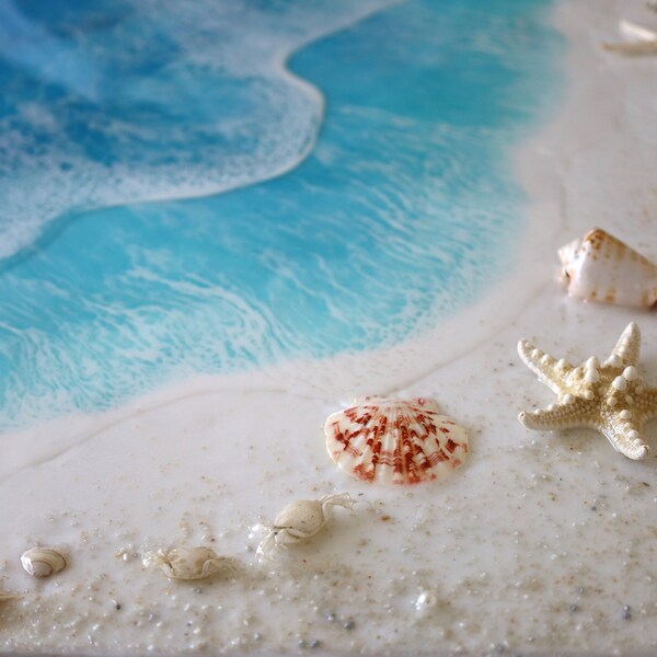 Resin Beach Art - Etsy
