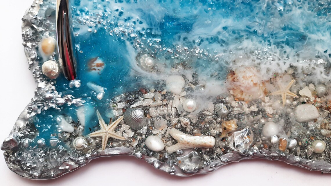 Epoxy Resin Ocean Tray Epoxy Sea Tray Serving Epoxy Tray - Etsy