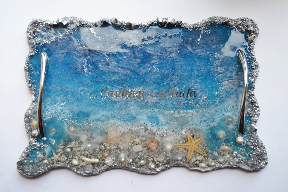 Epoxy Resin Ocean Tray Epoxy Sea Tray Serving Epoxy Tray - Etsy