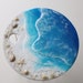 15 Round Resin Beach Table Epoxy Resin Sea End Table - Etsy