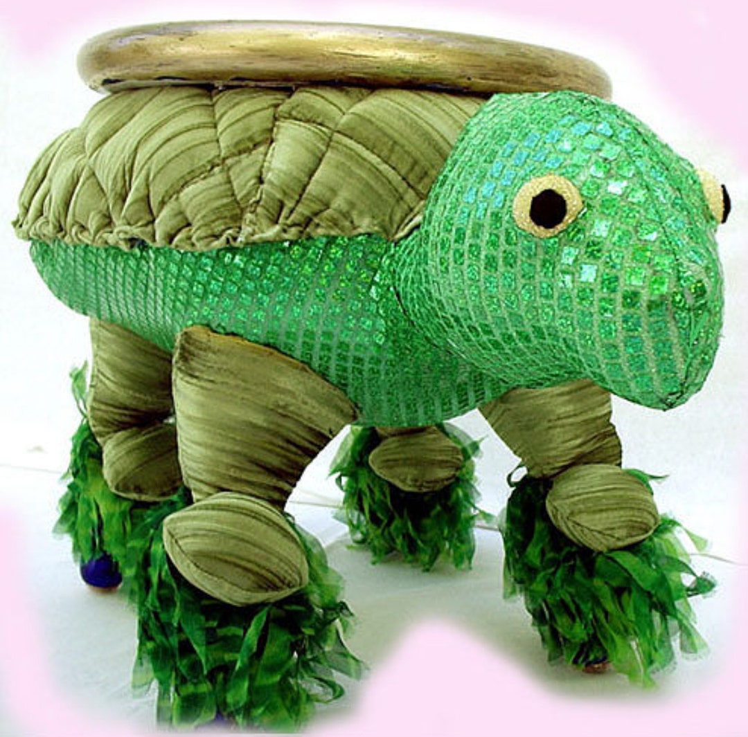 Turtle Footstool - Etsy