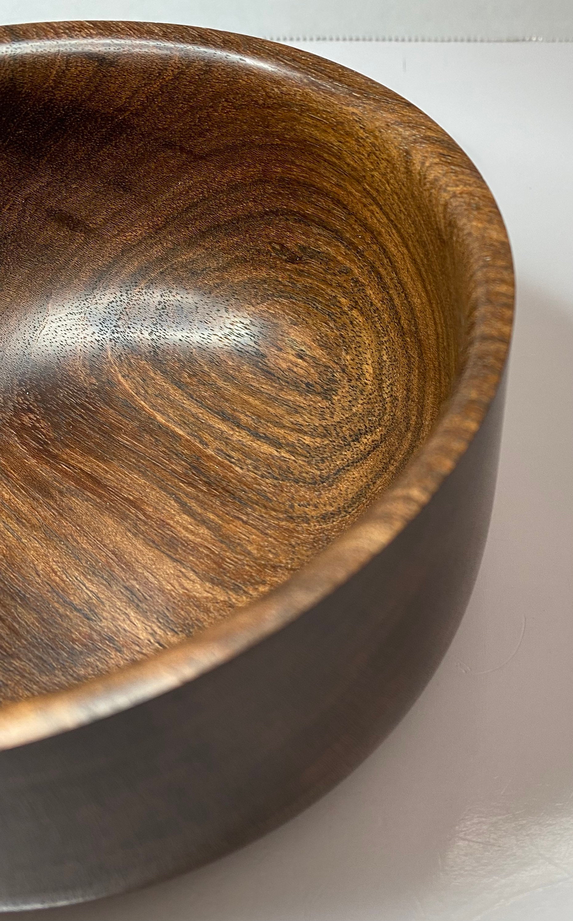 5 5/8 Diameter Laurel Negro Wood Bowl - Etsy