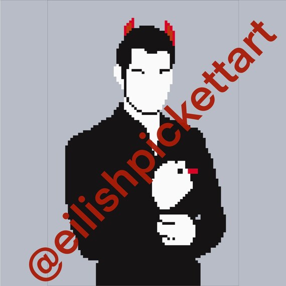 Lucifer Cross Stitch Pattern PDF | Etsy