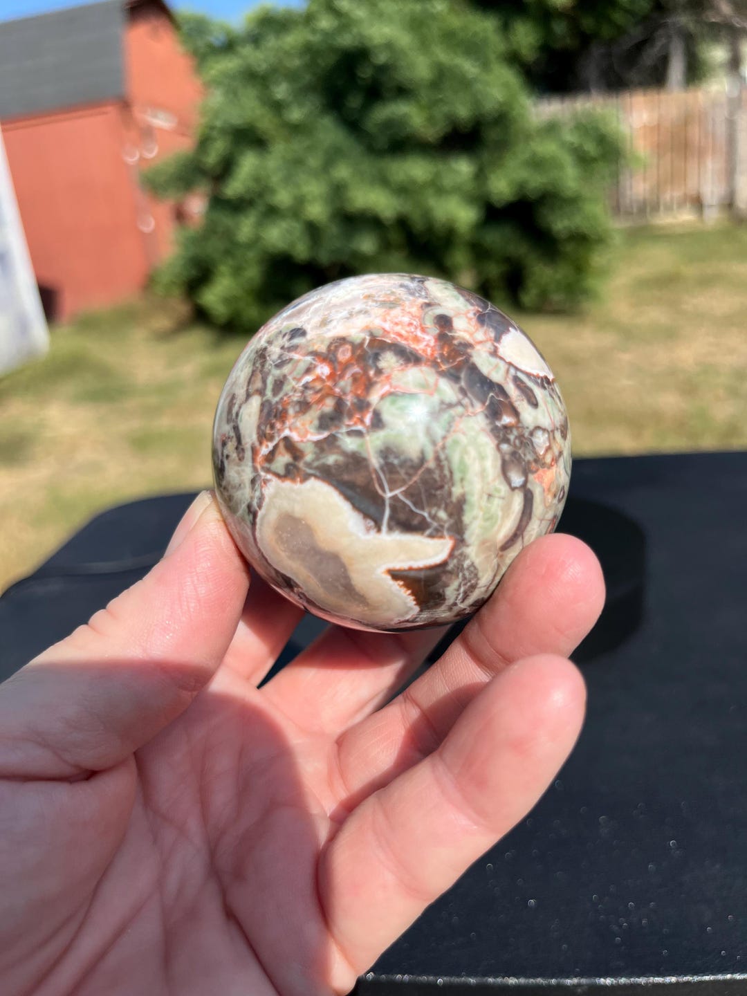 Money Agate Sphere - Etsy