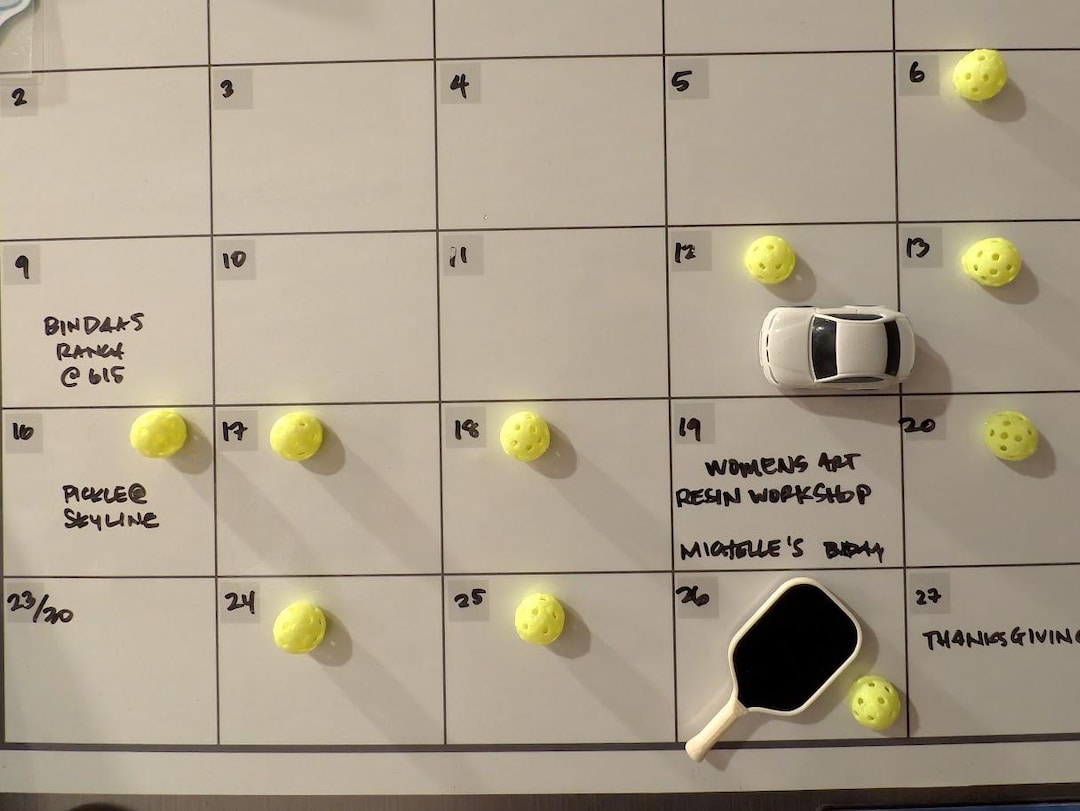 Mini Pickleball Magnet Set (11 Pieces Total) - Etsy