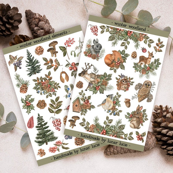 Nature Stickers - Etsy