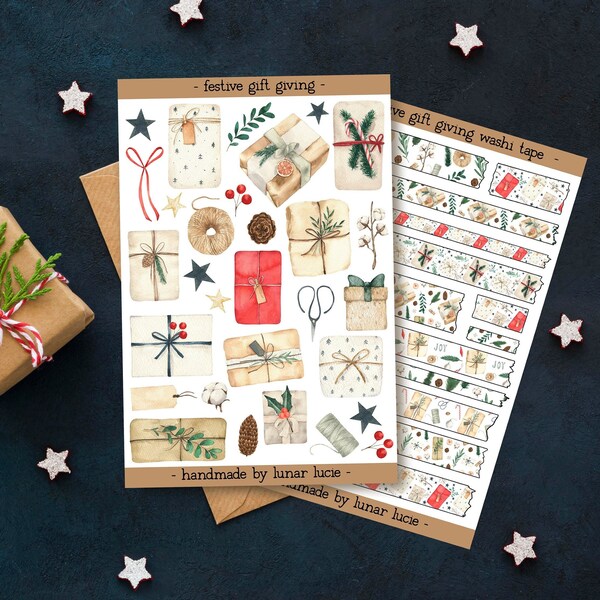 Christmas Washi Tape - Etsy UK