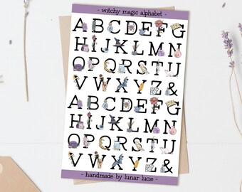 Witchy Magic Planner Stickers Witch Wiccan and Pagan | Etsy