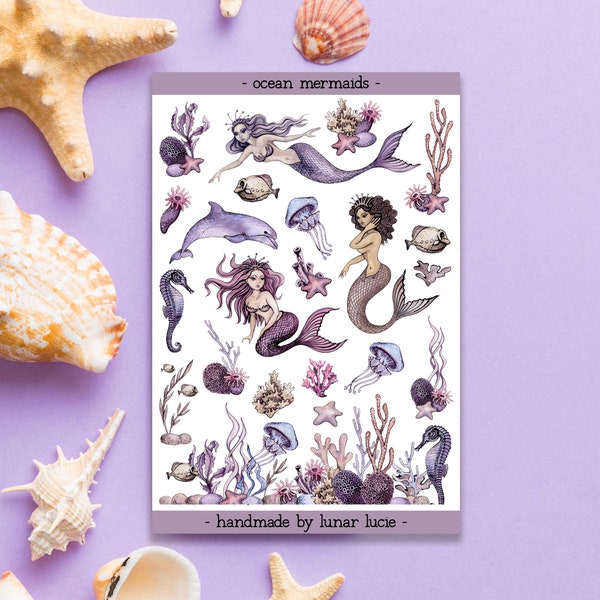 Ocean Sticker - Etsy