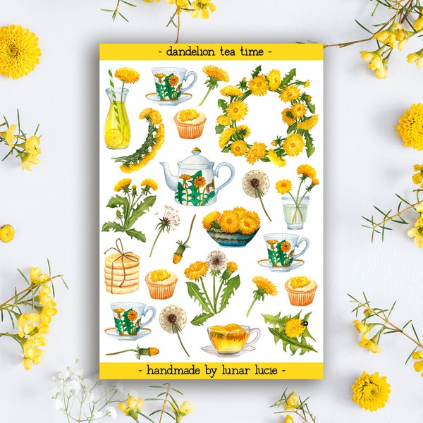 Dandelion Stickers - Etsy