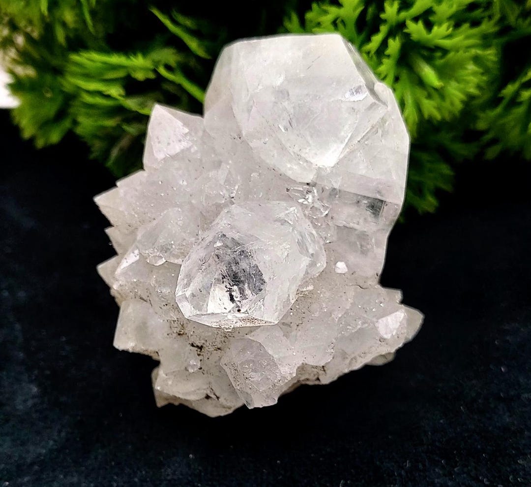 Raw Apophyllite Crystal: Natural Zeolite Specimen, Rough Stone Cluster ...