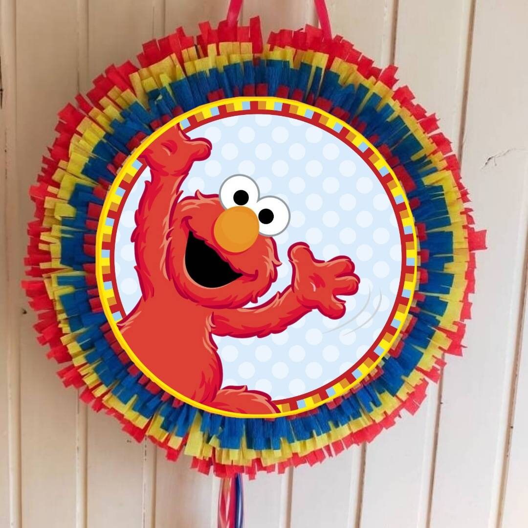 Piñata elmo Birthday Party Supplies Pull String - Etsy