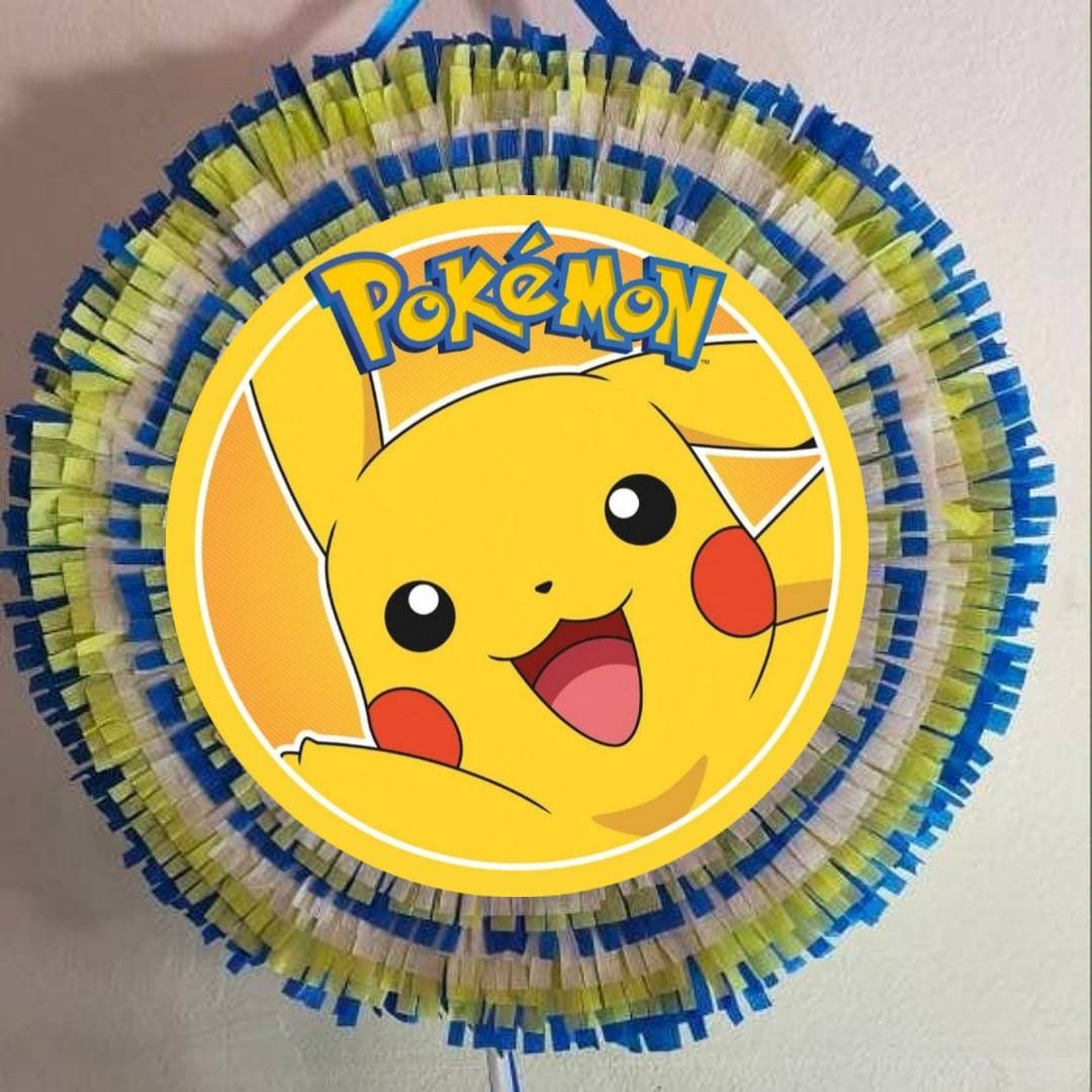Paper & Party Supplies Pikachu inspired Pinata Pokemon Party Supplies ...