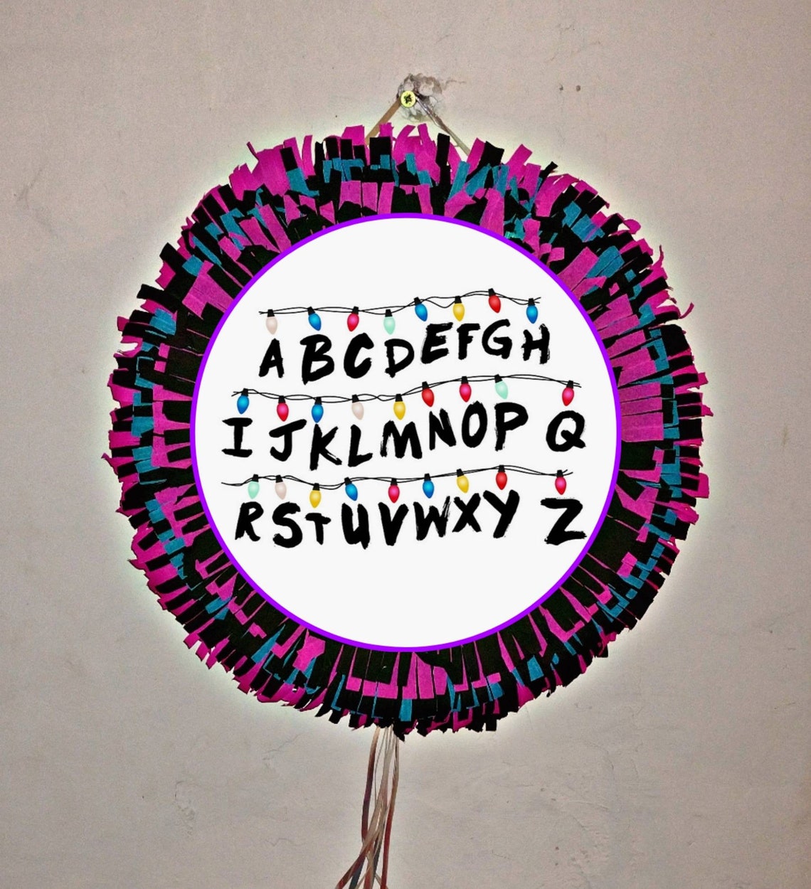 Party Piñata Stranger Things Pull String HANDMADE | Etsy