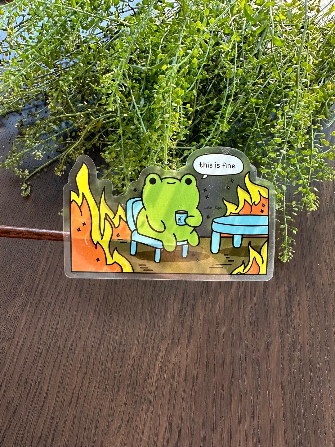 This is Fine Frog Sticker – Funny Sasquatch Believer Mug - Adorable ...