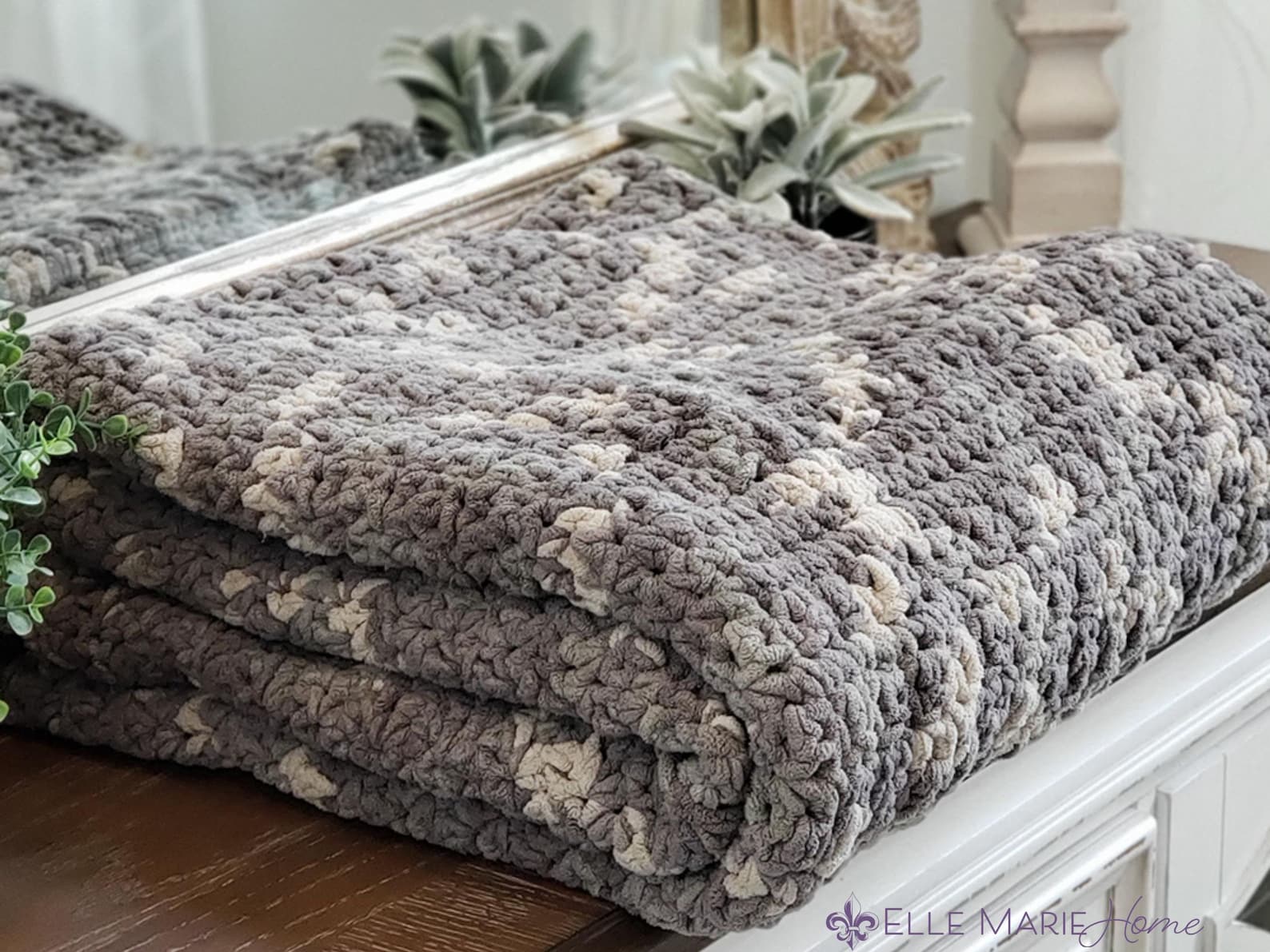 Camo Look Crochet Blanket Pattern - Etsy