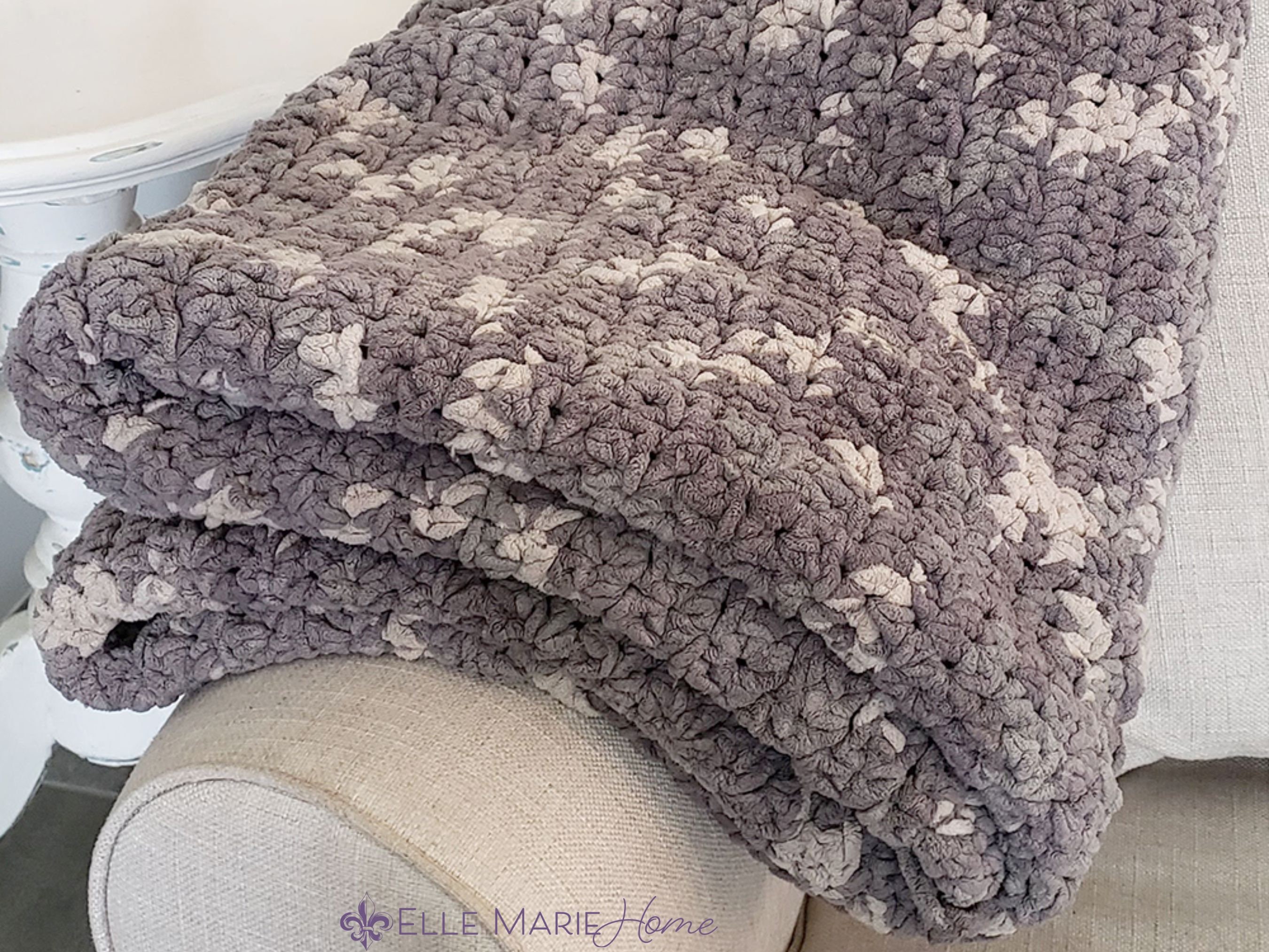 Camo Look Crochet Blanket Pattern - Etsy