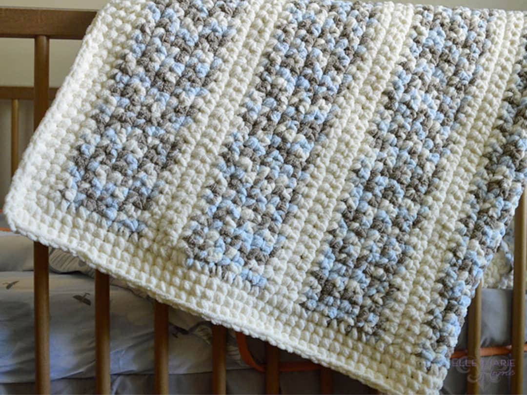 Quick & Easy Crochet Baby Blanket Pattern - Etsy