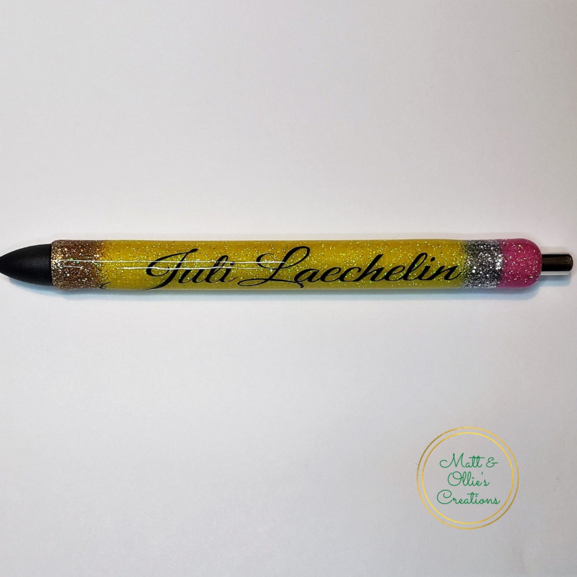 Custom Inkjoy Gel Glitter Pencil Pens, Personalized Inkjoy Gel Glitter ...