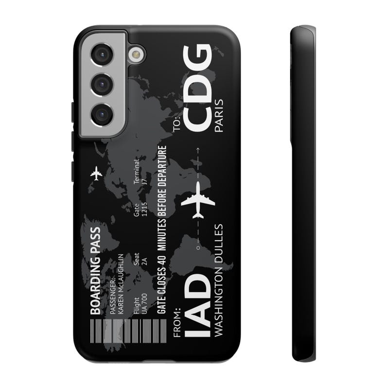 Personalised Boarding Pass for Android Phone Samsung and Pixel Aviation ...