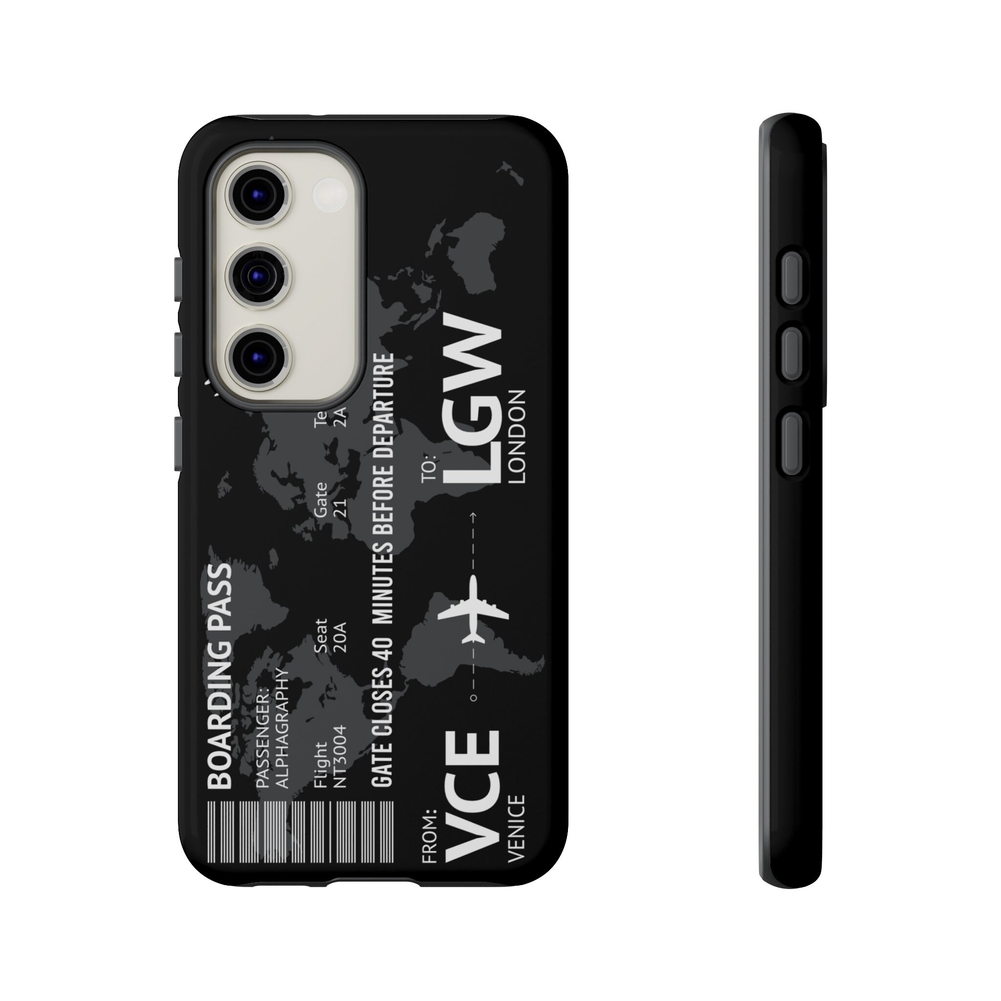 Personalised Boarding Pass for Android Phone Samsung and Pixel Aviation ...