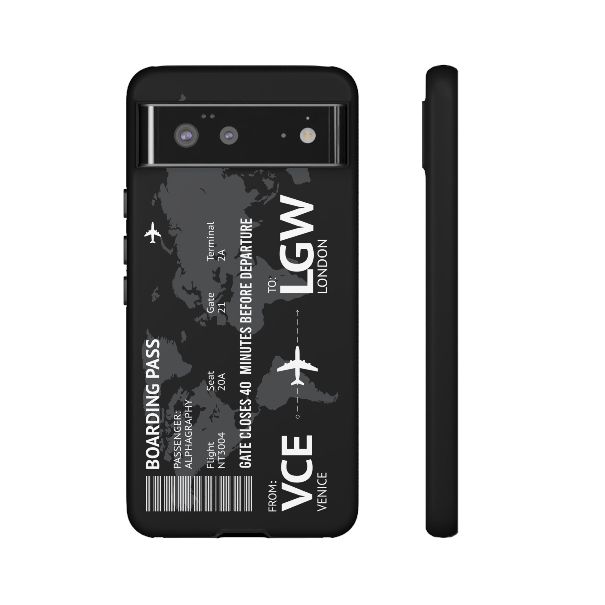 Personalised Boarding Pass for Android Phone Samsung and Pixel Aviation ...