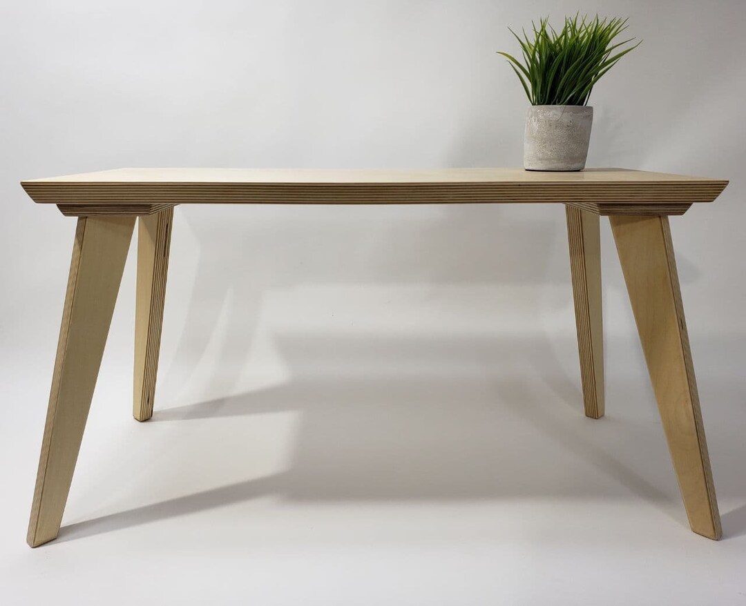 Modern Entryway Bench / Solid Low Table Side Table - Etsy