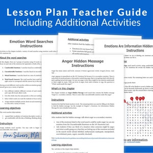 Emotion Word Search Worksheets, Positive and Negative Feelings Chart ...