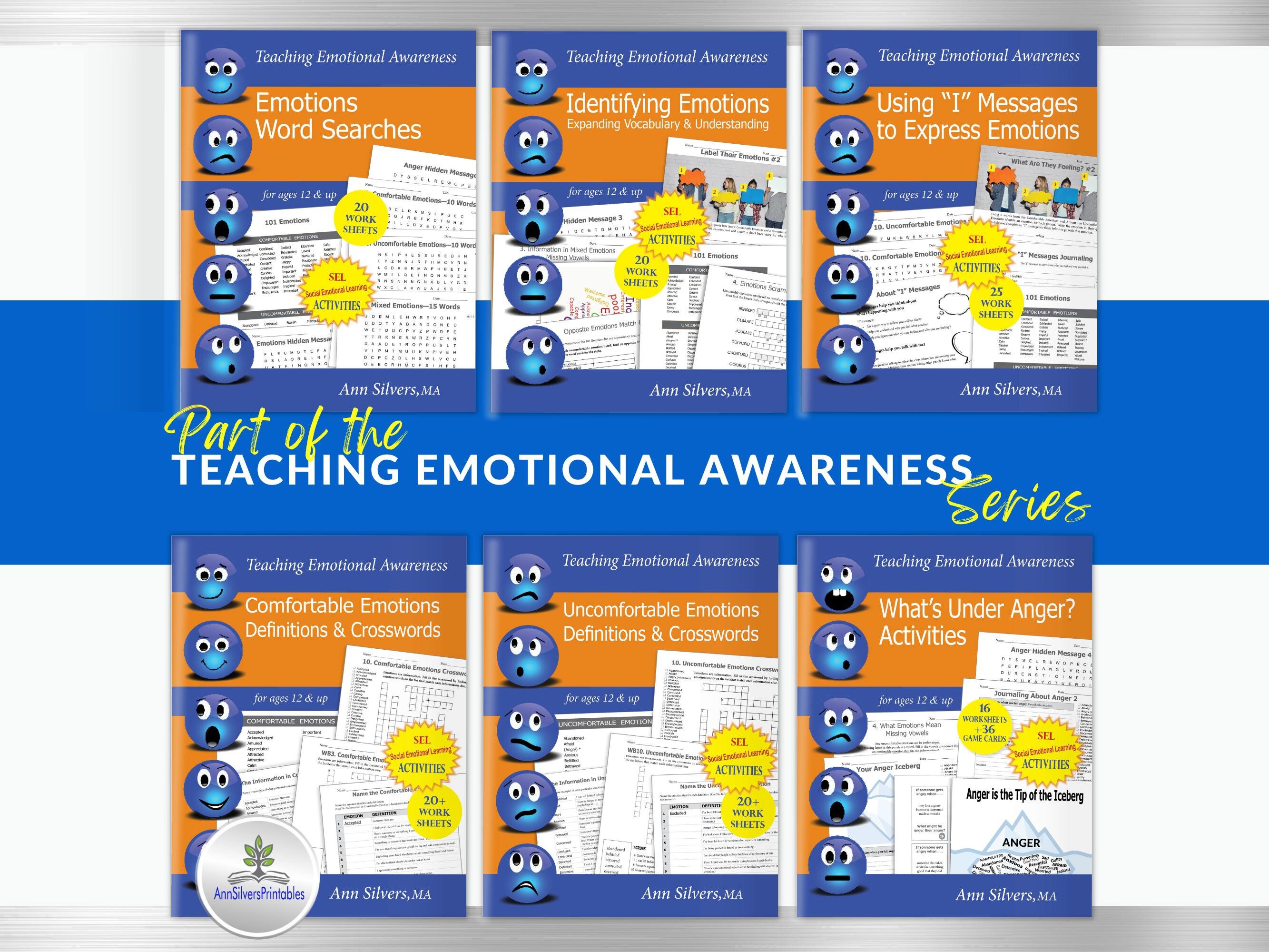 Positive Feelings Chart and Definitions, Positive Emotions Crossword ...