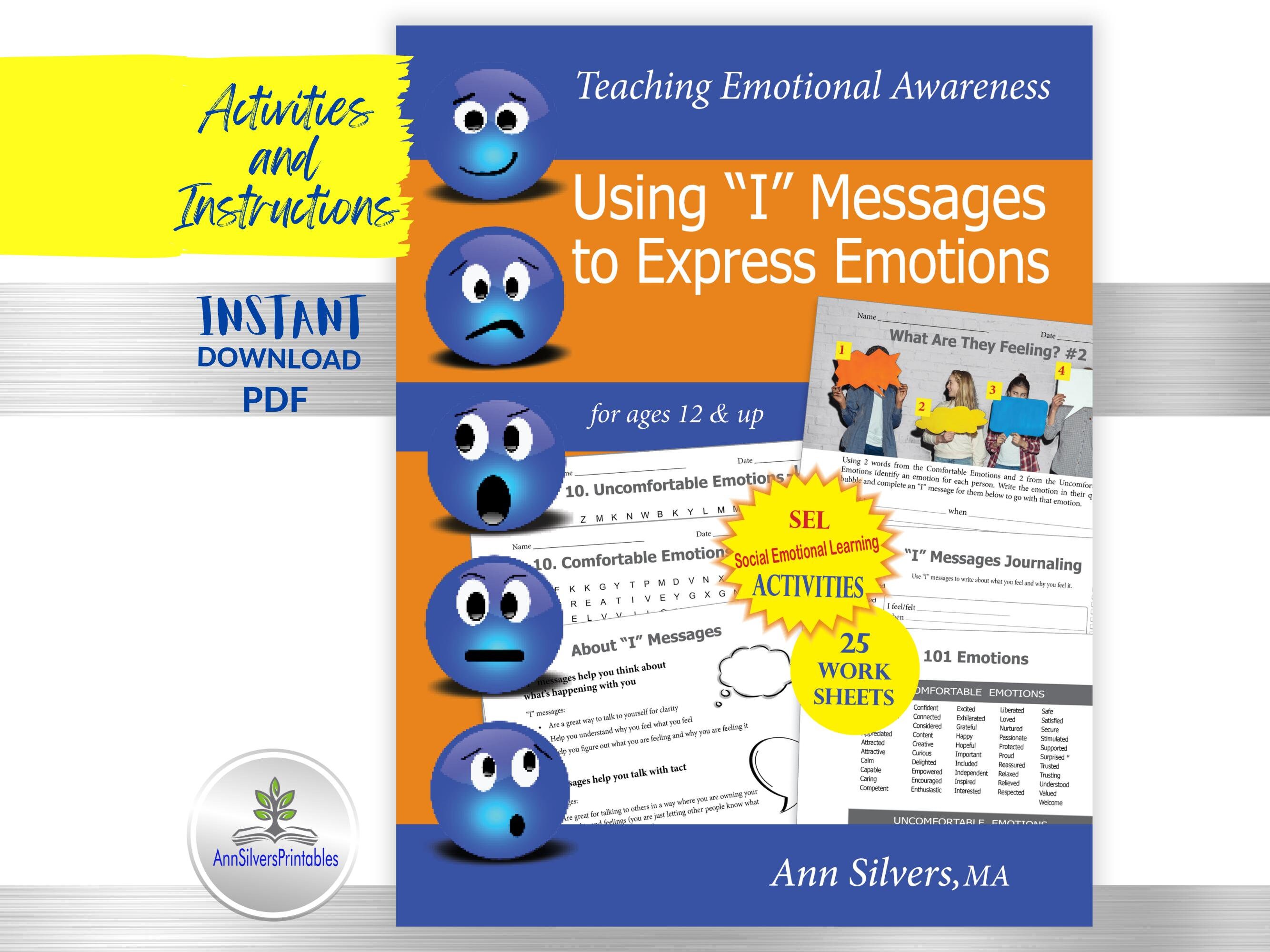 I-messages SEL Activities Worksheets and Teachers Manual for Teens ...