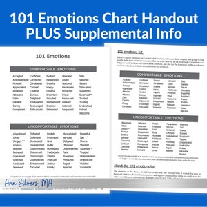 Emotion Word Search Worksheets, Positive and Negative Feelings Chart ...
