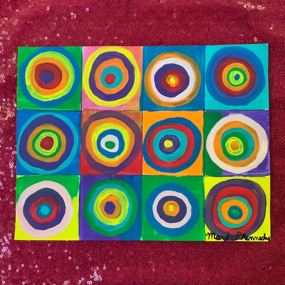 Squares With Concentric Circles By Wassily Kandinsky Inka