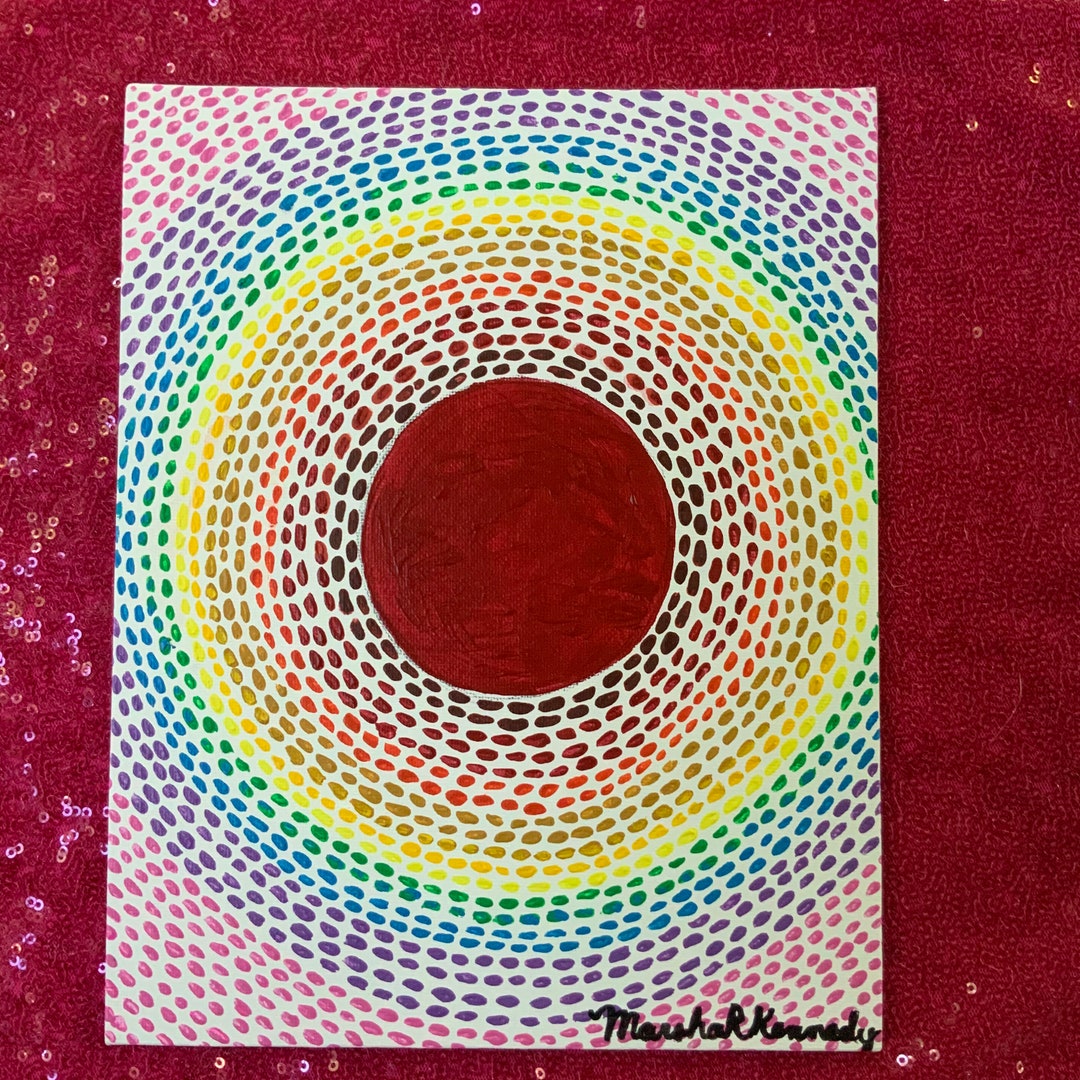 Alma Thomas Fantastic Sunset Inspired Acrylic Painting - Etsy