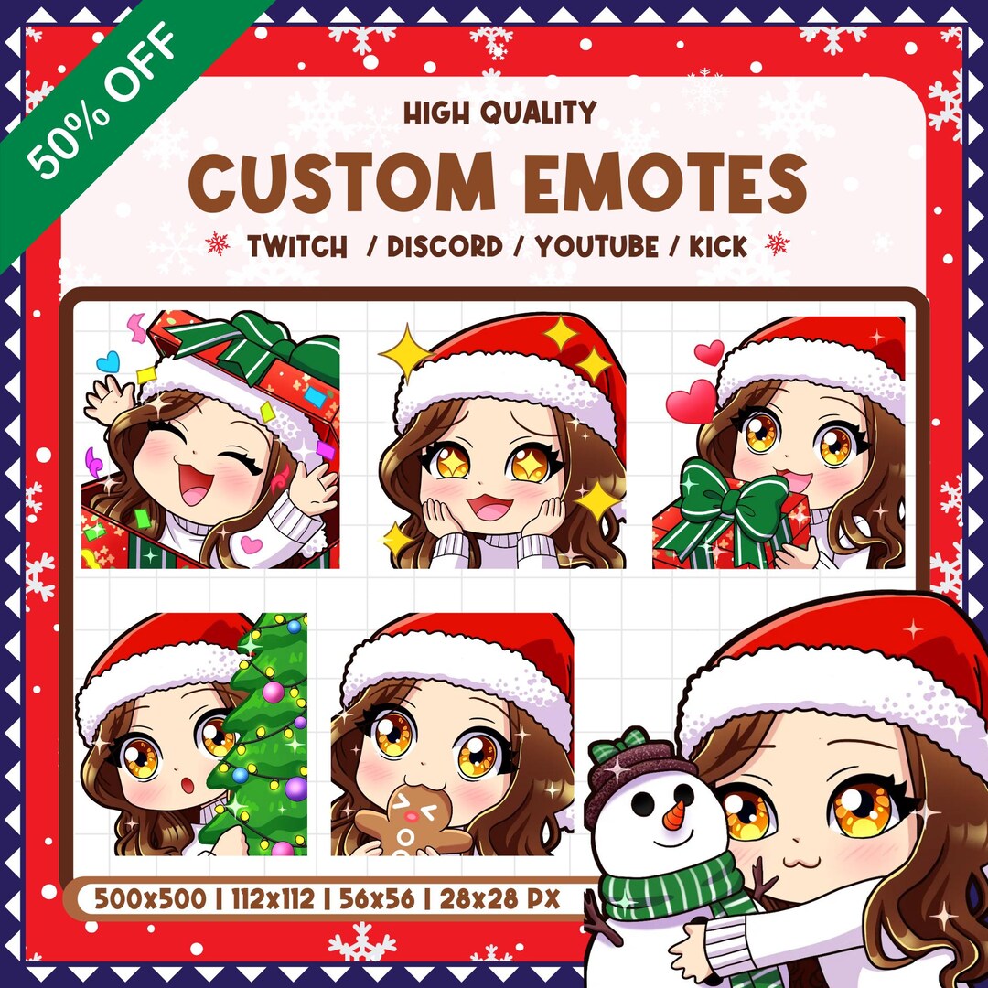 Emotes personalizados de Twitch Emote de Vtuber Emotes animados Emotes ...