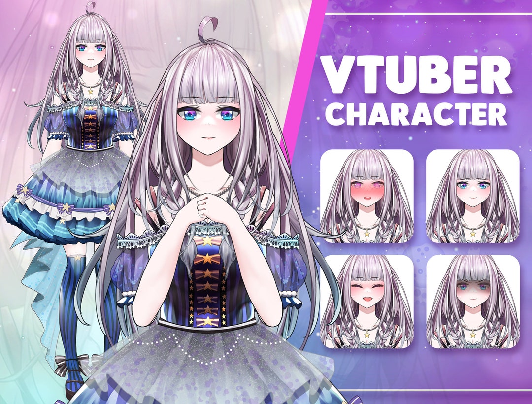 Modelo Vtuber personalizado Live2D / Comisión Vtuber / Diseño - Etsy España