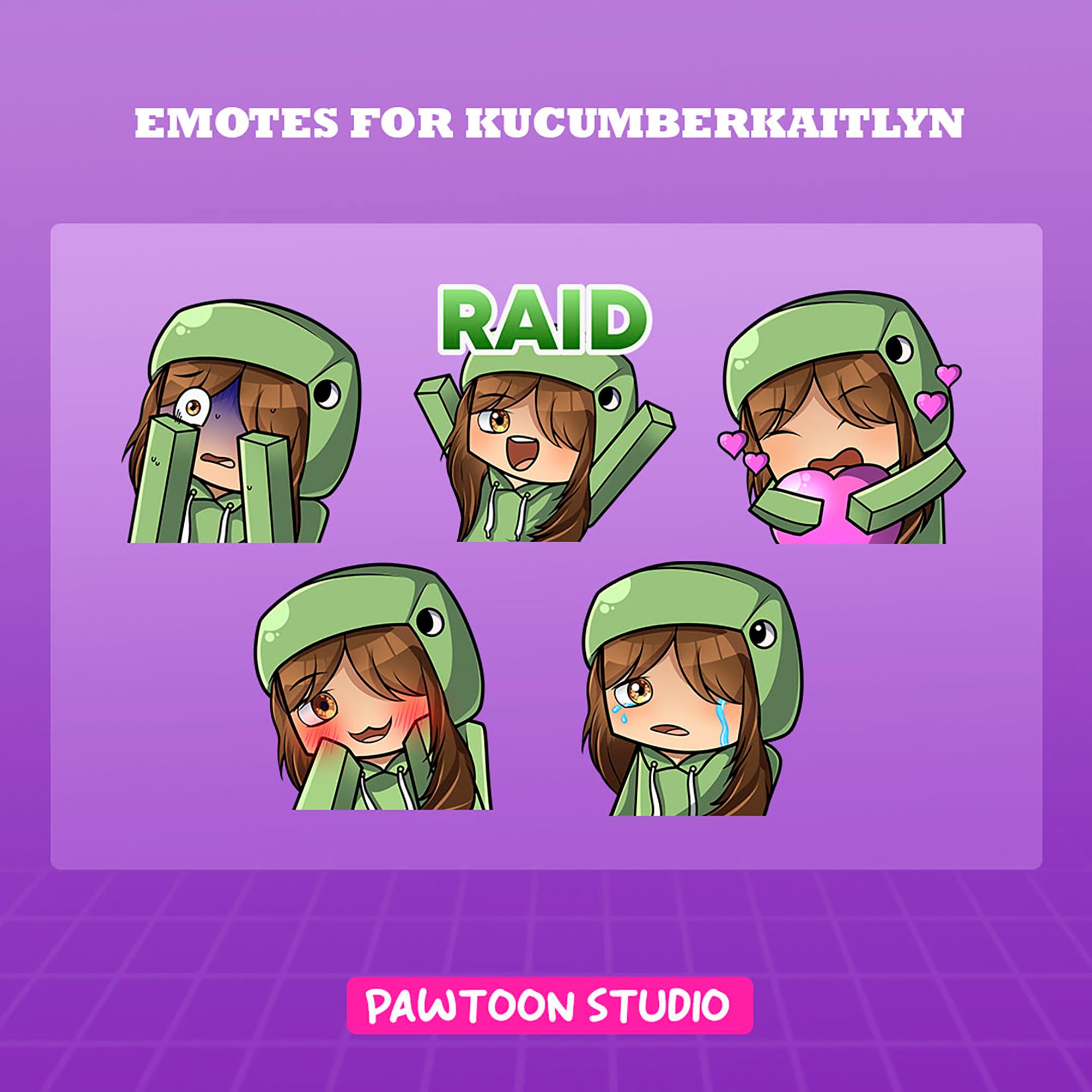 Twitch Emojis Chibi